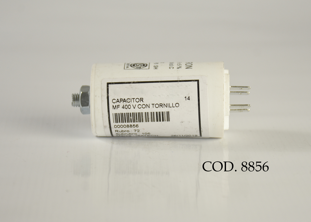 CAPACITOR CAPACITRON 14 MF 400 V CON TORNILLO - Service Italia