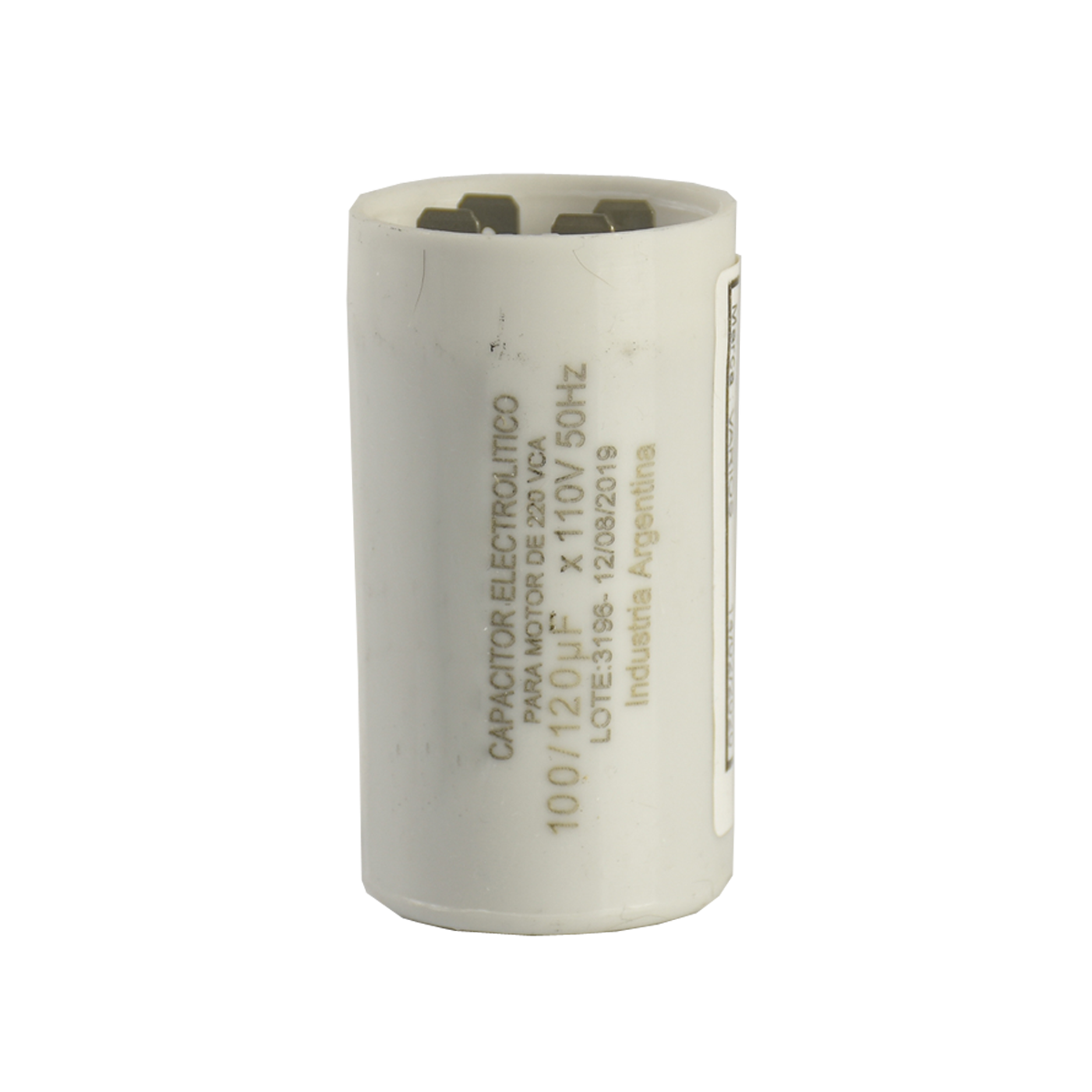 CAPACITOR ELECTROLITICO 100 - 120 MF 110 V CAPACITRON - Service Italia