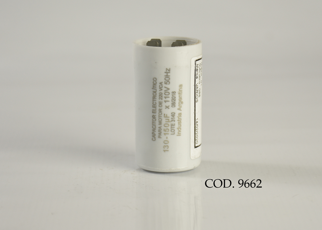 CAPACITOR ELECTROLITICO 130 - 150 MF 110 V CAPACITRON - Service Italia